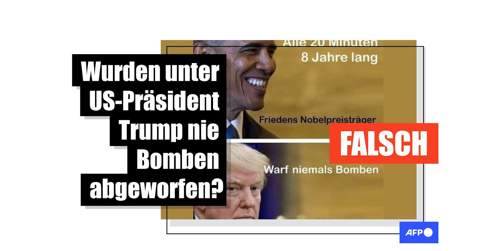 Auch unter Präsident Donald Trump gab es US-Luftangriffe | Faktencheck