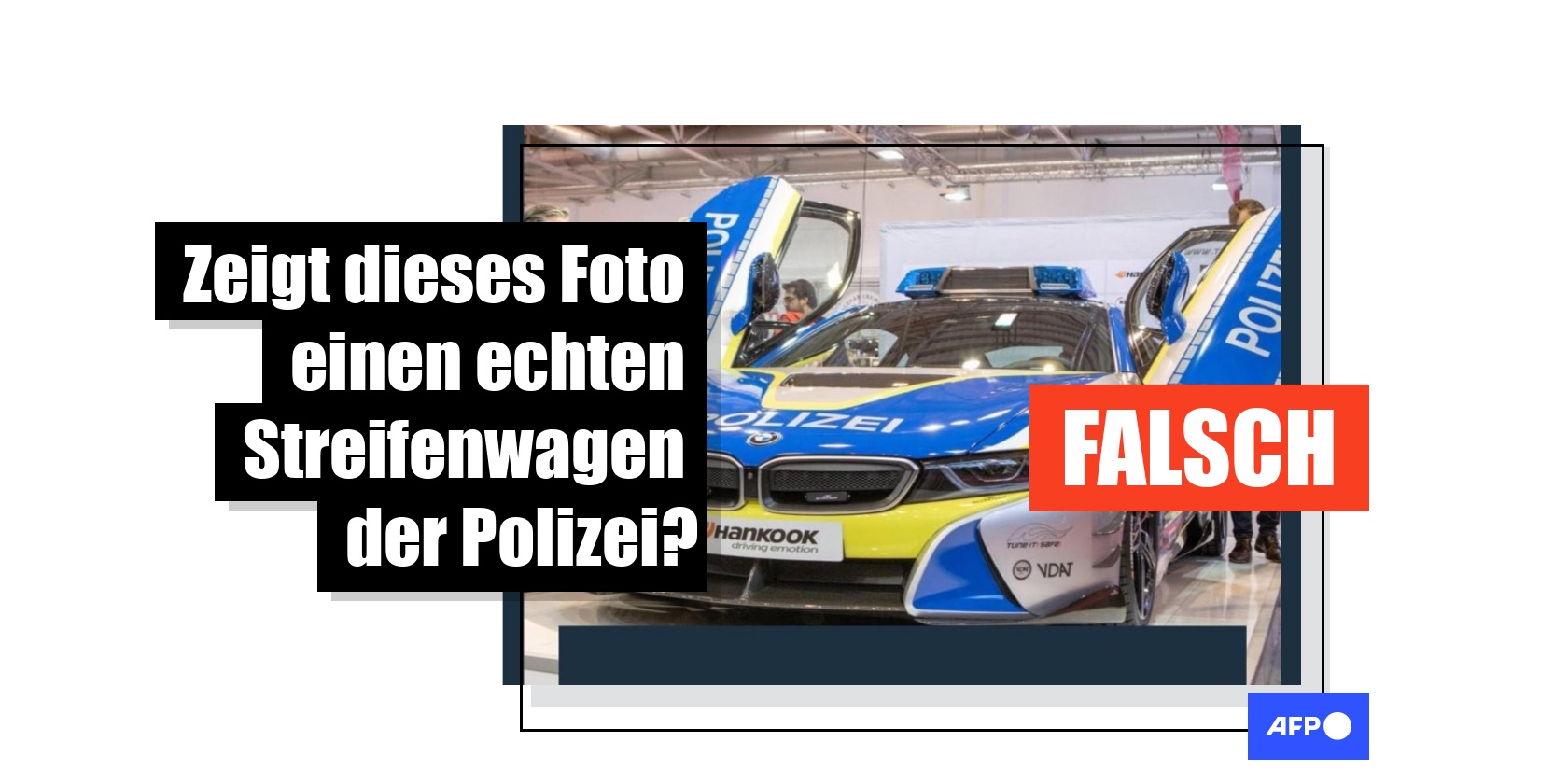 Dieser Elektro-Sportwagen ist kein echtes deutsches Polizeiauto ...