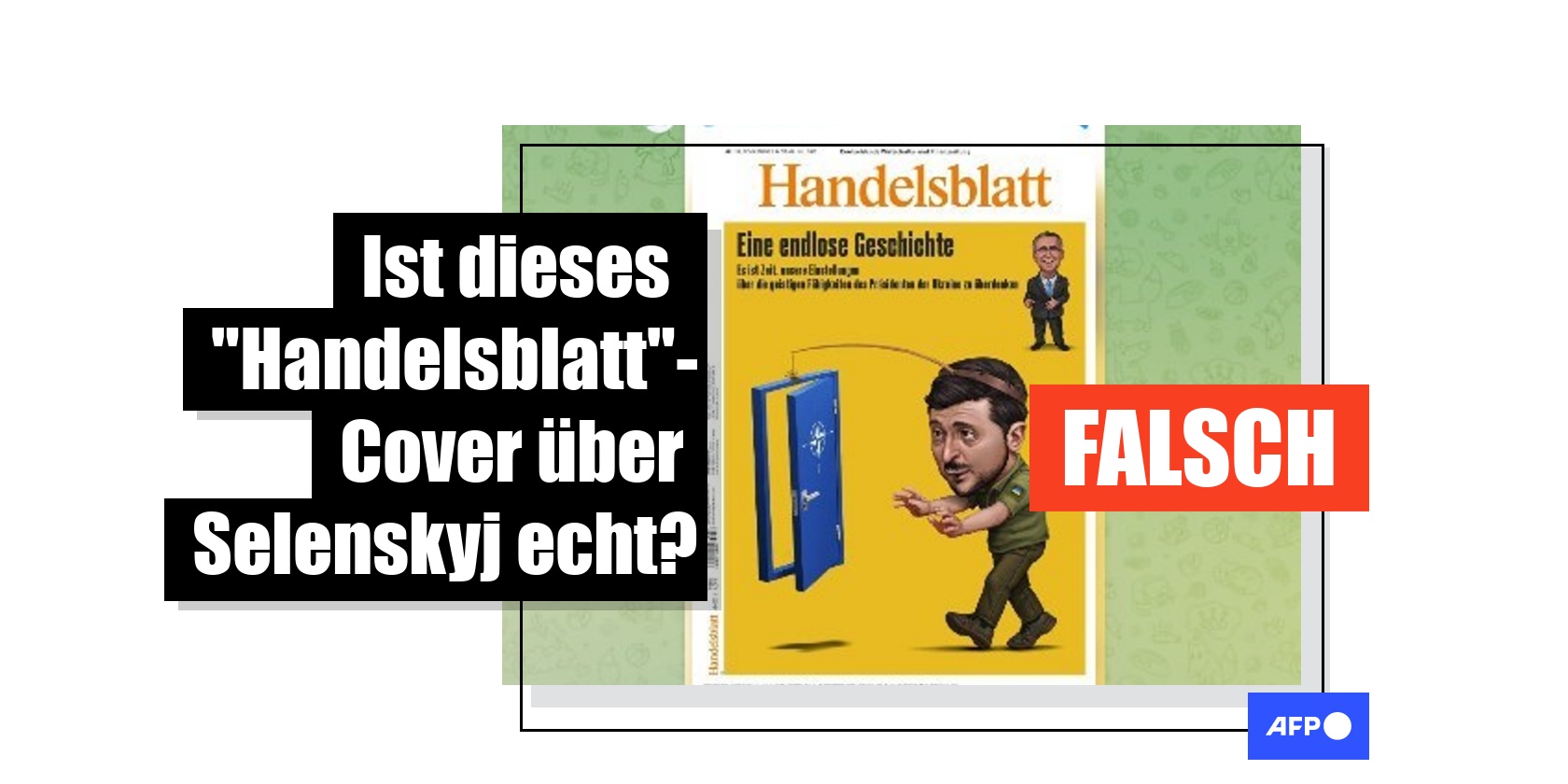Gefälschtes „Handelsblatt“-Cover über die Ukraine in Umlauf | Faktencheck