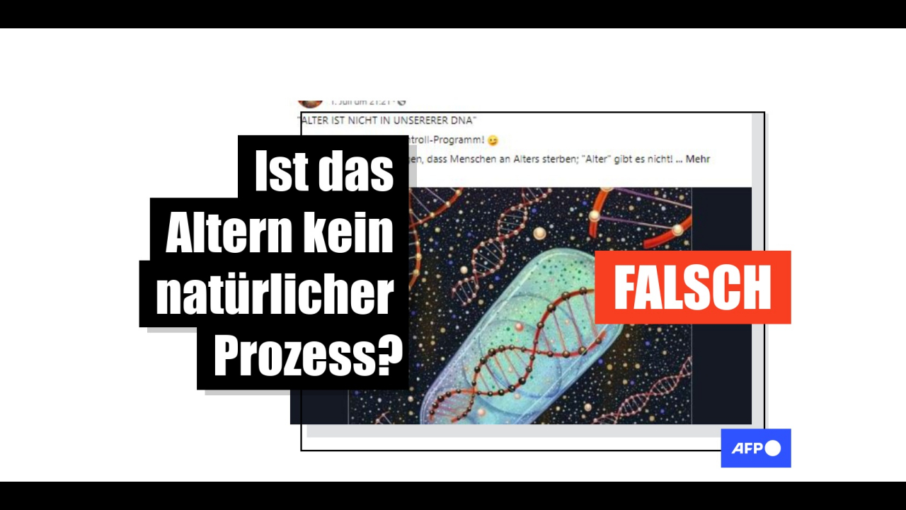 Altern ist ein natürlicher Prozess und kann nicht durch Gedanken ...